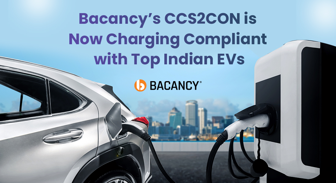 Bacancy's CCS2CON is charging compliant with top Indian EVs
